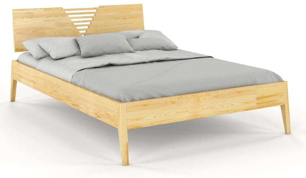 Zvýšená postel Wolomin - borovice   , Borovice přírodní, 160x200 cm