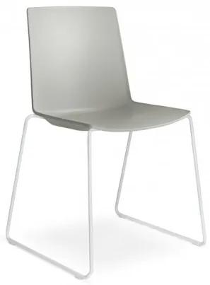 LD seating Konferenční židle SKY FRESH 040-Q Barva kostry červená kostra (RAL 3000) Barva plastu LD plast - bílá