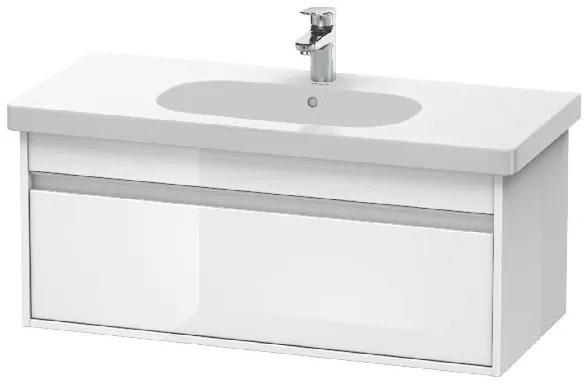 Duravit Ketho - Umyvadlová skříňka 41x100x46 cm, 1 zásuvka, lesklá bílá KT666802222