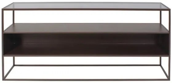 BIZZOTTO Konzolový stolek GODRIC hnědý 140 cm 0747376