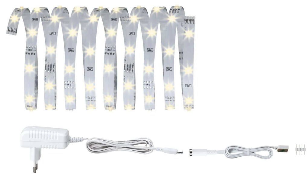 Paulmann 70428 ECO Basic Set, LED pásek s napáječem 6,8W LED, 300cm, 3000K