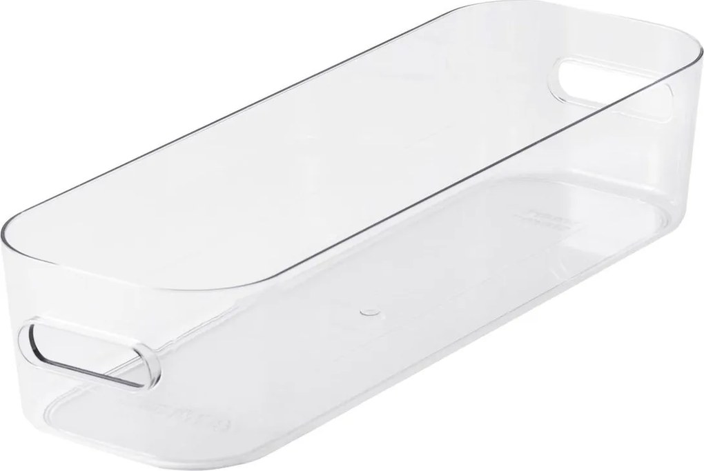 Smartstore COMPACT Úložný box Slim, 29,1 × 9,4 × 6,1 cm, 1,3 l, transparentní