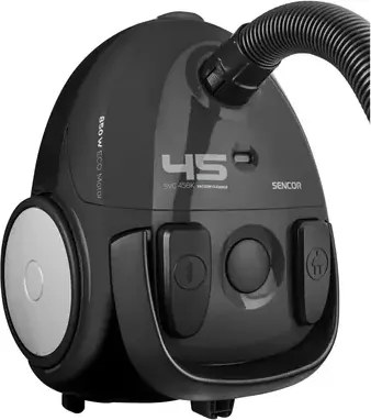 SENCOR SVC 45BK-EUE3 černá / Sáčkový vysavač / 850 W / 1.5L / 79 dB /