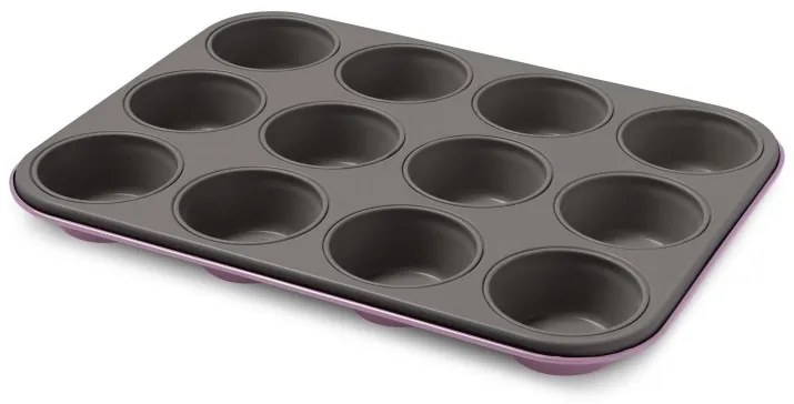 Guardini Plech na 12 muffinů 27x35x3 cm růžová Bon Ton