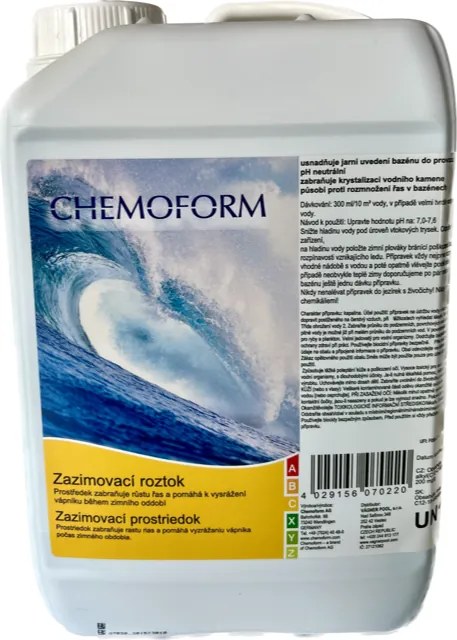 Zazimovací roztok 3 l - pro zazimování bazénu, CHEMOFORM