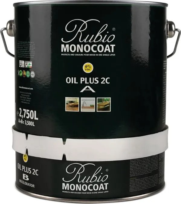 Rubio Monocoat Rubio | Oil Plus 2C probarvený olej s akcelerátorem - Cotton White Velikost balení: 390ml