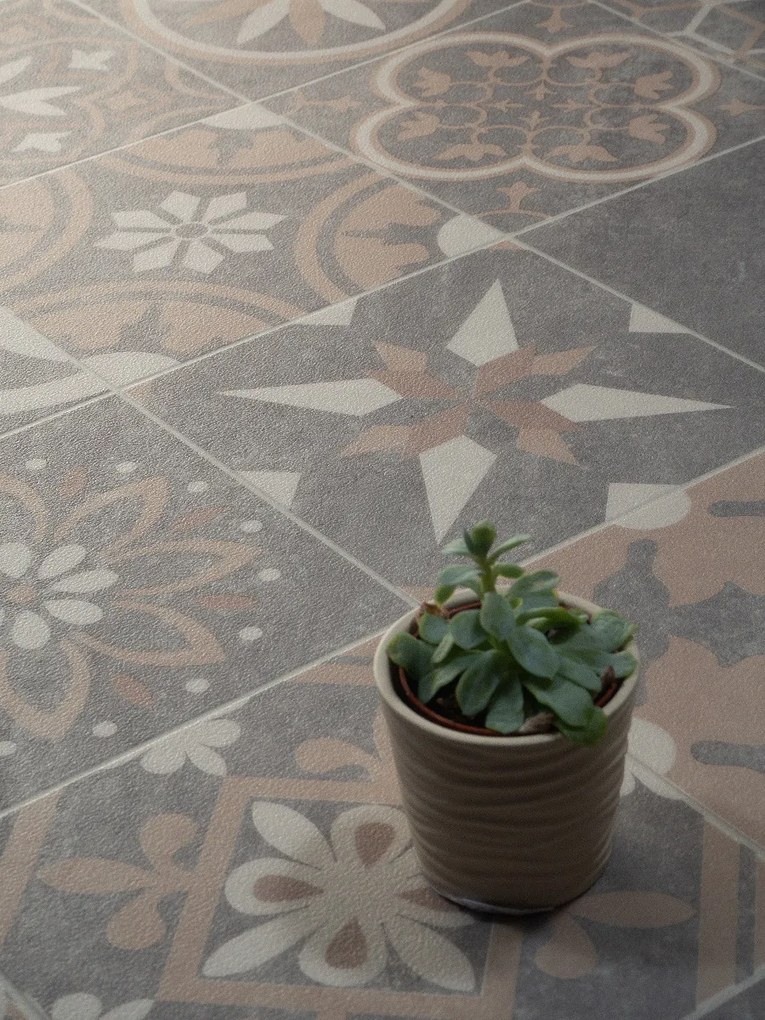 Beaulieu International Group, PVC podlaha - lino Livitex Retro 2792, na míru, šíře 3m,4m, šedá, filc, chodba / předsíň