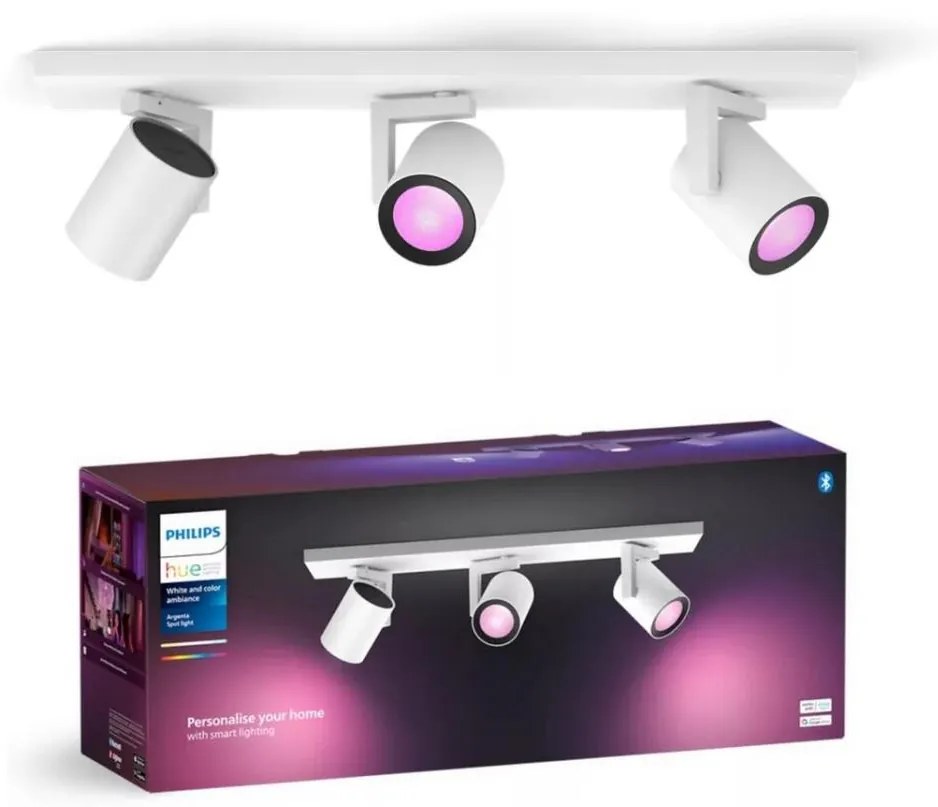 Philips - LED RGBW Stmívatelné bodové svítidlo Hue ARGENTA 3xGU10/4,2W/230V