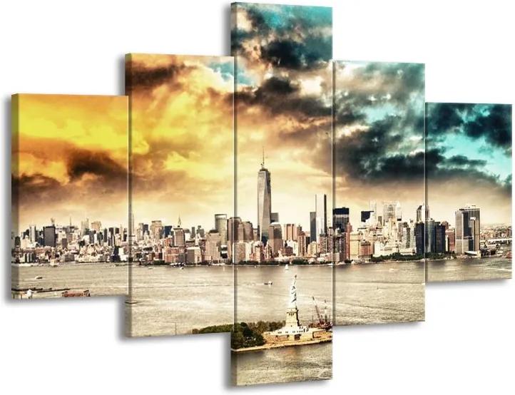 Panorama New Yorku 100x70 cm