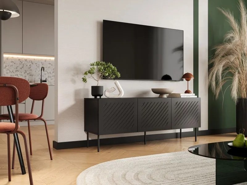 TV stolek Siena 150 cm černý