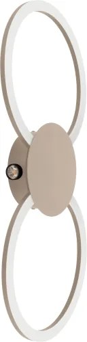 Eglo 902127 - LED Nástěnné svítidlo VENTICELLO LED/20W/230V + LED/0,91W béžová