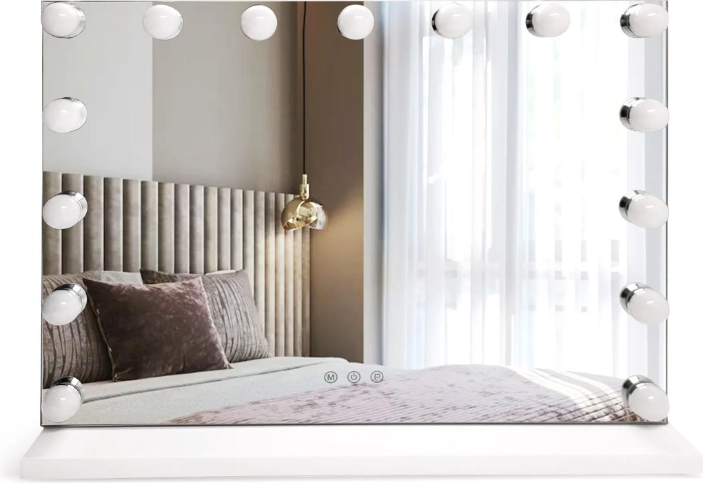 Rea Rea, Zrcadlo LED HOLLYWOOD White, HOM-12010