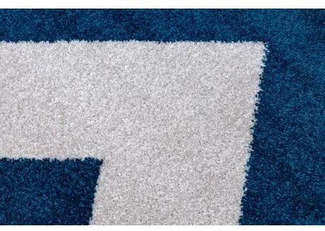 koberec SKETCH FA66 Marocký jetel, Mříž, modro bílý Cikcak velikost 200x290 cm | krásné koberce cz