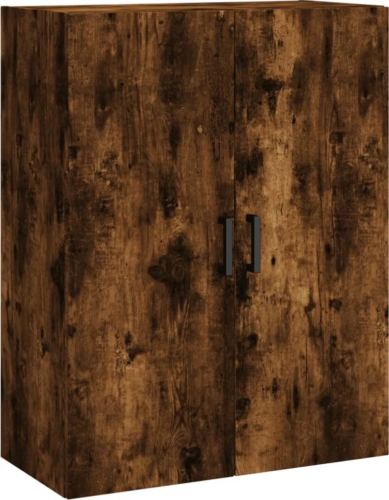 Skříň highboard kouřový dub 69,5 x 34 x 180 cm kompozitní dřevo 3198150