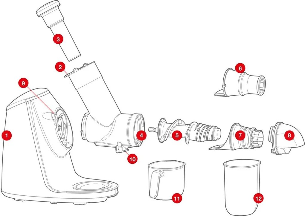 G21 Horizontální odšťavňovač Gracioso