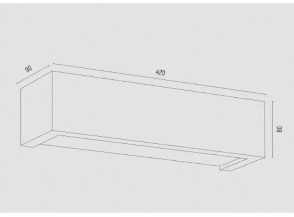 Argon 7169 - Nástěnné svítidlo CASERTA 2xE27/15W/230V 42 cm