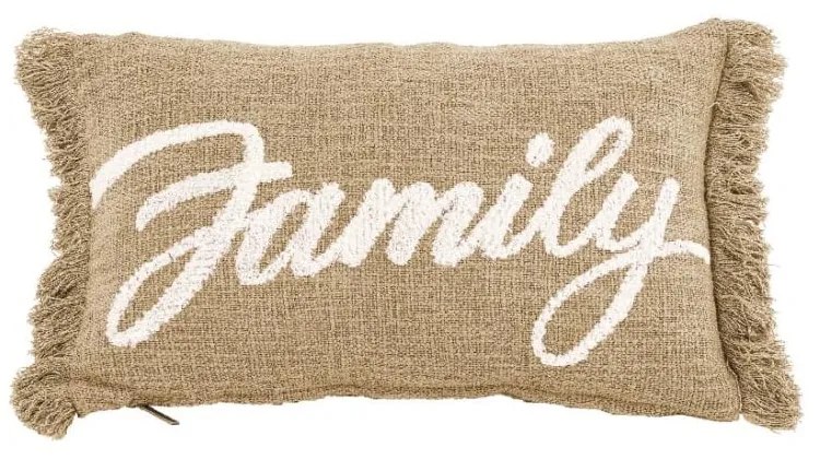 Dekorační polštář 50x30 cm Cotton Slub Family - Tiseco Home Studio