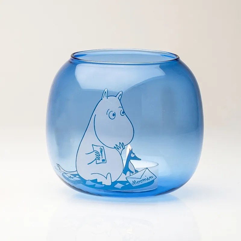 Svícen Moomin, modrý