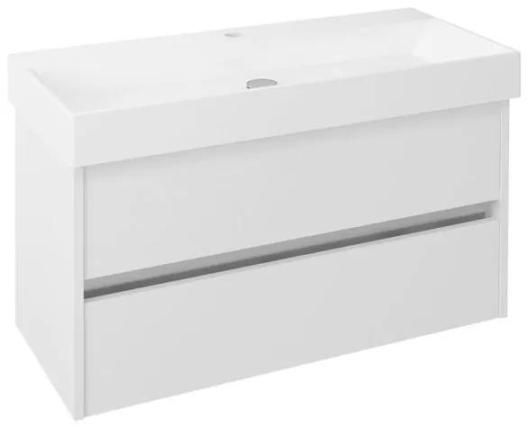 Sapho Nirona Umyvadlová skříňka 95x51,5x43 cm, bílá, NR100-3030