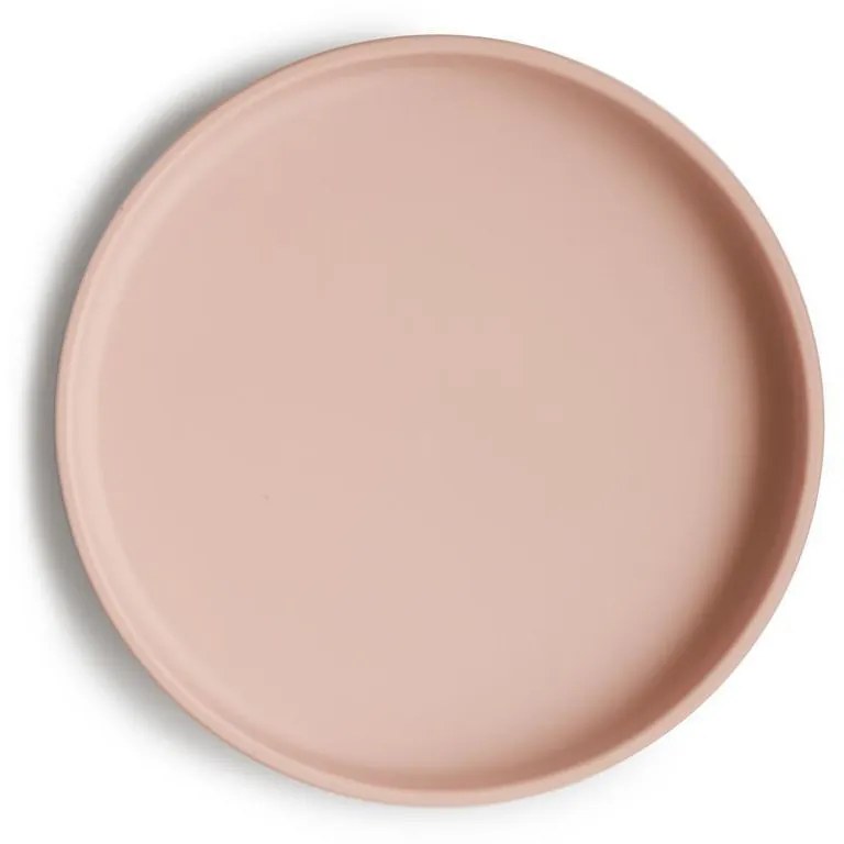 Mushie silikonový talíř s přísavkou Classic Blush