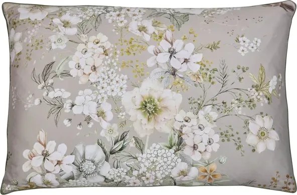 Kardol dekorační polštář Emmets Garden 60 x 90 cm - pastelový (Saténový dekorační polštář s květy )