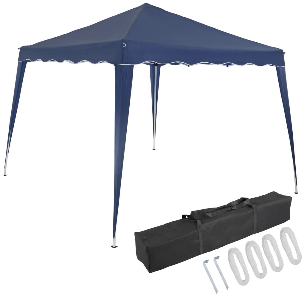 Casaria Party stan 3 x 3 m modrý UV- ochrana 50+