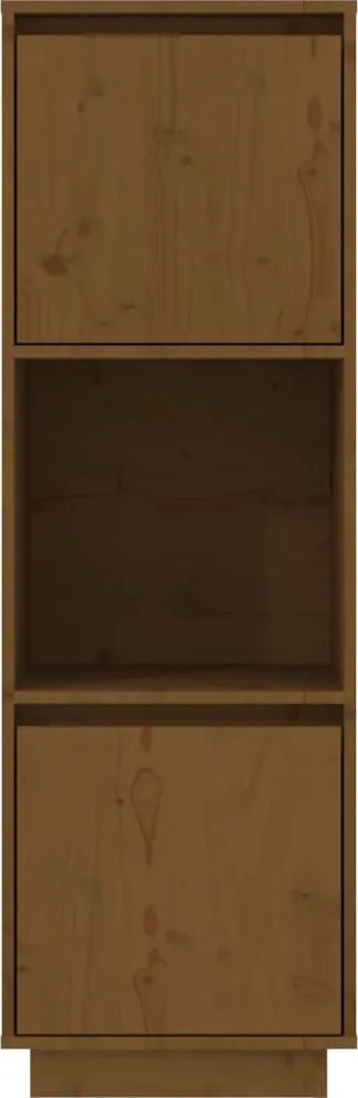 vidaXL Komoda 38 x 35 x 117 cm masivní borové dřevo [814362] Barva: Bílá