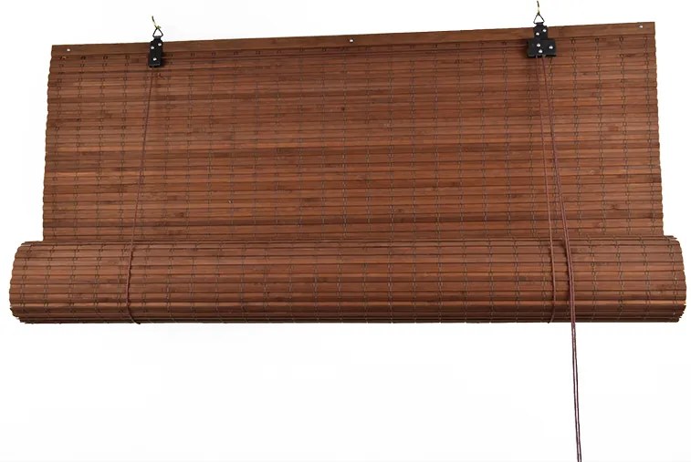 Vingo Zatemňovací bambusová roleta hnědá Šířka rolety: 100 cm, Rozvin rolety: 100 cm