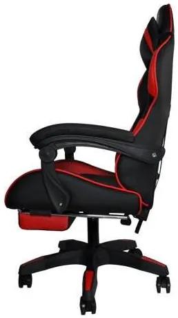 Dunmoon 8979 Herní židle černočervená