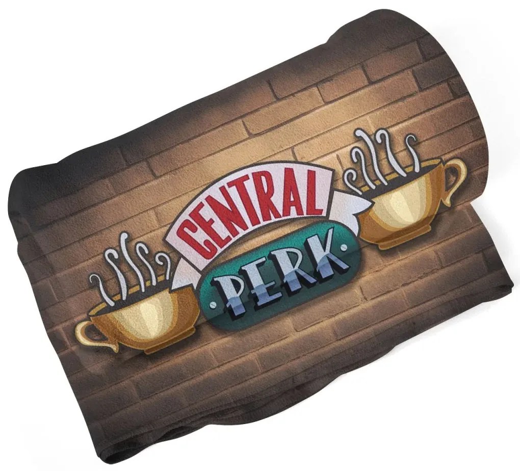 Sablio Deka Seriál přátelé CENTRAL PERK Cihly - 150x120 cm