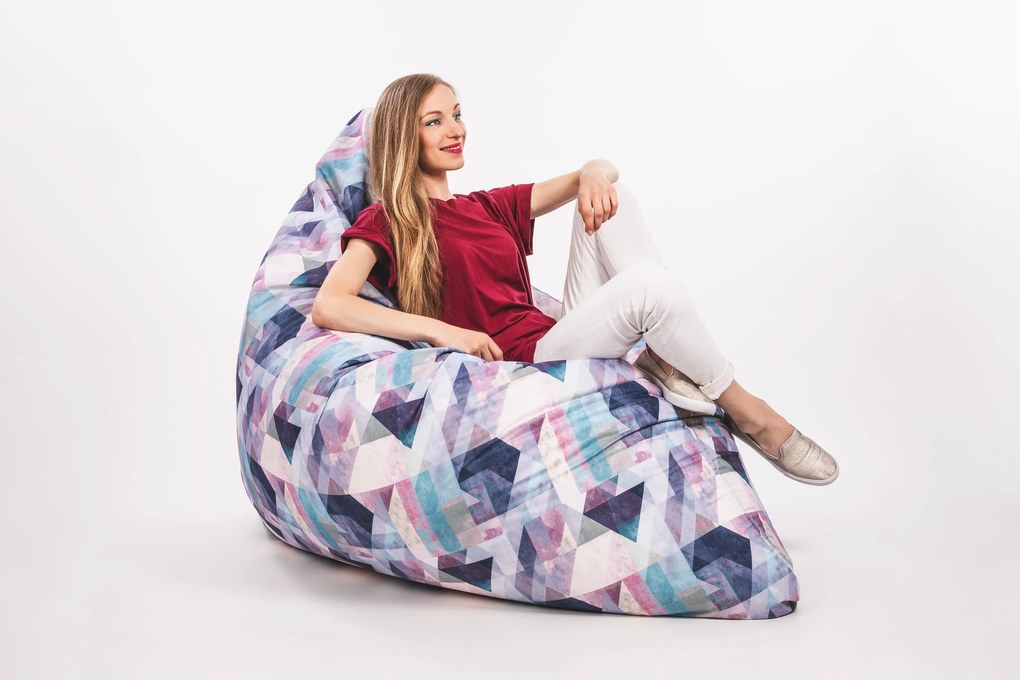 Tuli Sofa sedací vak Provedení: Woodland Grey - vzorovaný polyester