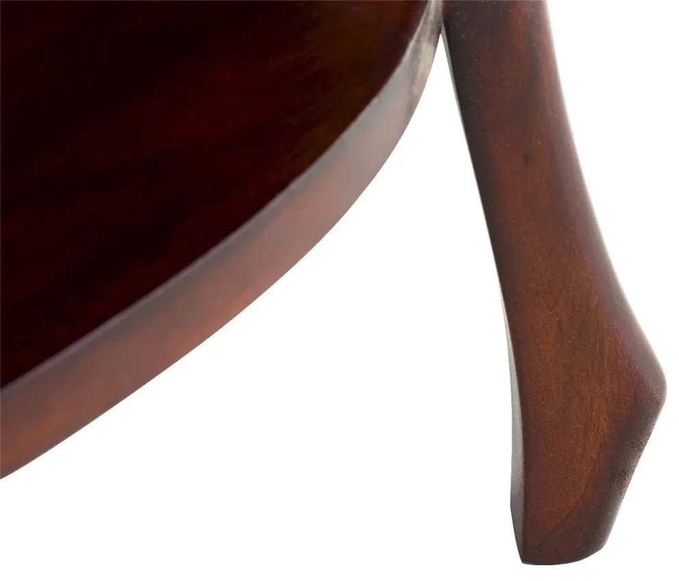 furniture-nabytek.cz - Masivní rohový toaletní stolek Camford z mahagonu, lakovaný, hnědý