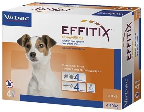 Effitix Spot-on S a.u.v. 67mg/600mg sol 4x1,1ml