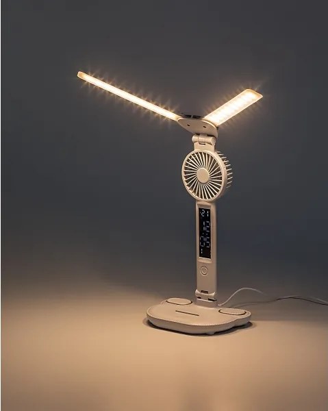 Rabalux 74030 - LED Stm stolní lampa s ventilátorem NOVILO LED/7W/5V