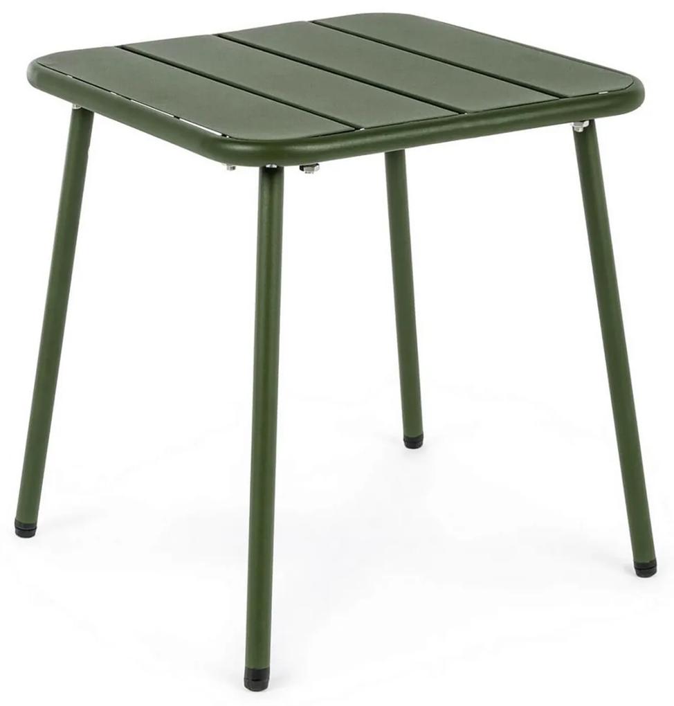 Zahradní stolek lynmar 40 x 40 cm zelený MUZZA