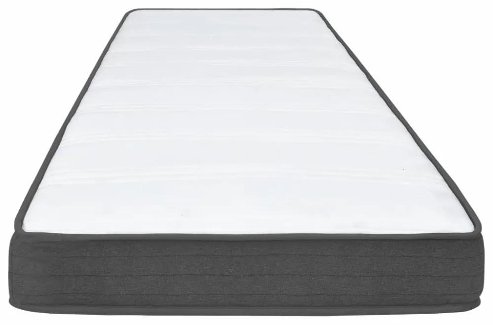 Boxspringová postel 140x200 cm šedá Dekorhome