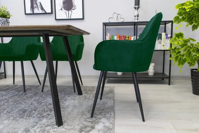Set jídelních židlí LUGO zelené (2ks)