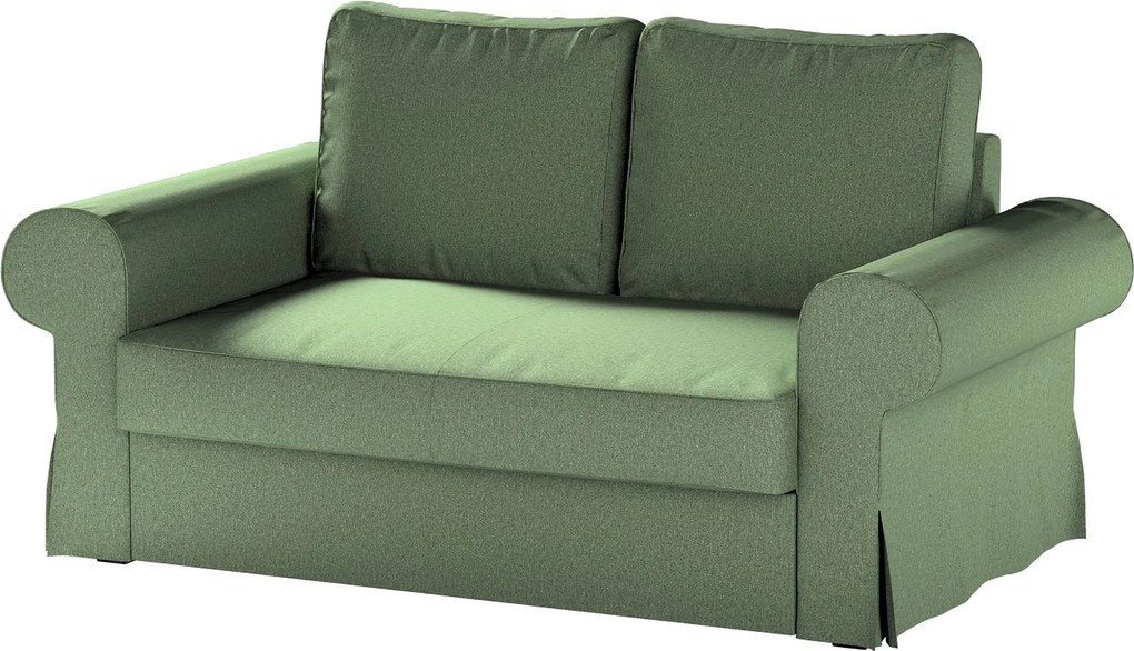 Potah na pohovku IKEA Backabro 2-místná, rozkládací barva zelená látka pletený vzor