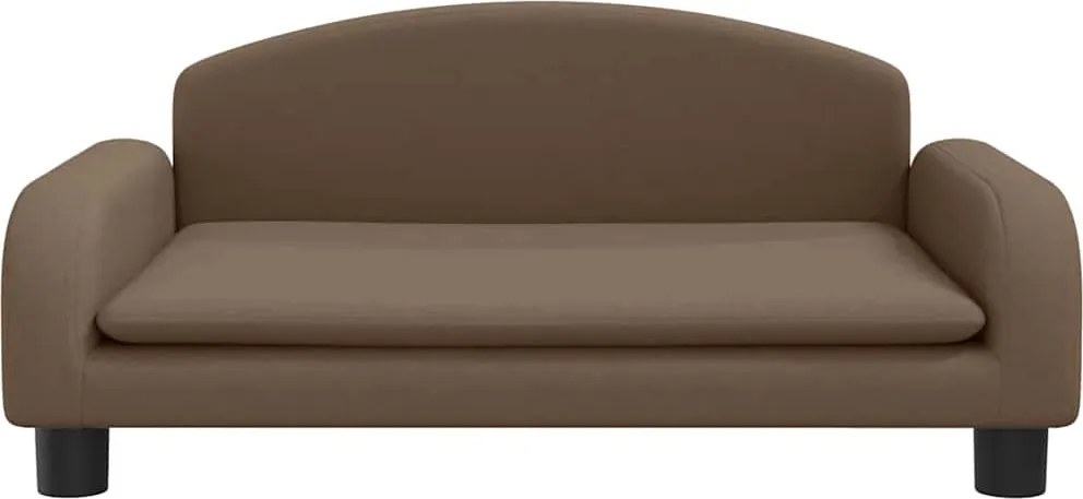 Pelíšek pro psy hnědý 70 x 45 x 30 cm textil 171962