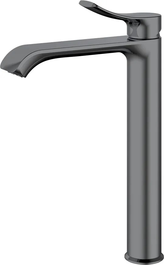Sapho Sapho, SUGA stojánková umyvadlová baterie bez výpusti, vysoká, gun metal, TJ006GM