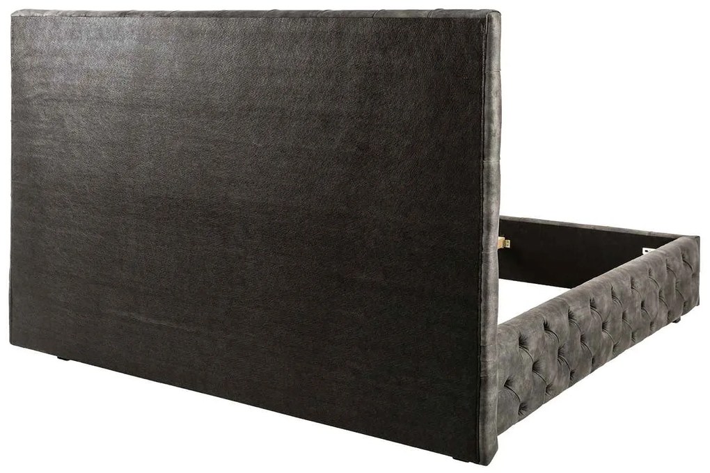 Designová postel Laney 180 x 200 cm olivově šedý samet - skladem
