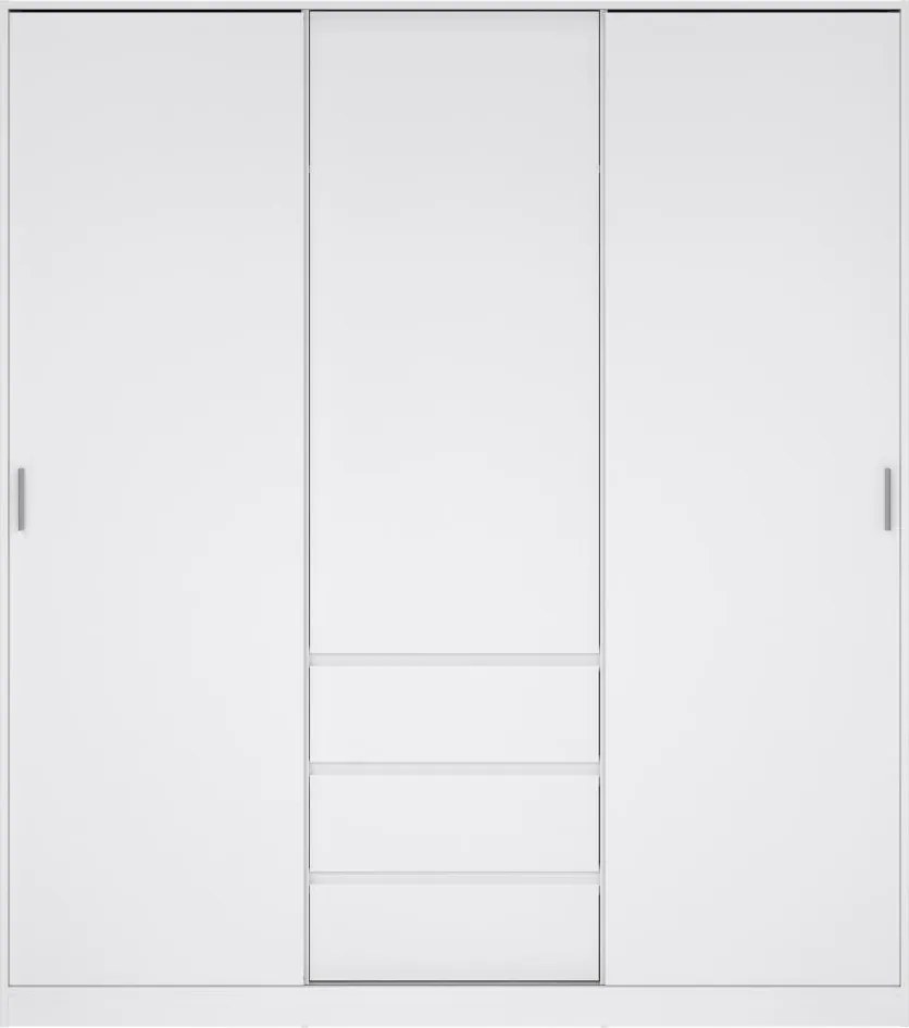 FALCO Skříň Simplicity 148 bílý lesk