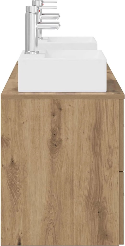 Sada koupelnových skříněk 3 ks Dub artisan 49,5 x 41 x 62,5 cm 3405842