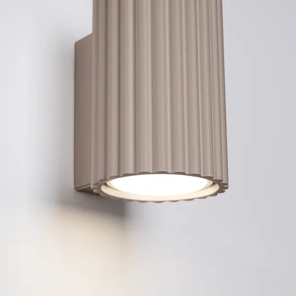 Brilagi - LED Nástěnné svítidlo CRESTO 1xGU10/10W/230V 10 cm taupe