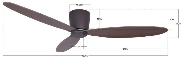 Lucci Air 212884 - Stropní ventilátor AIRFUSION RADAR černá + DO