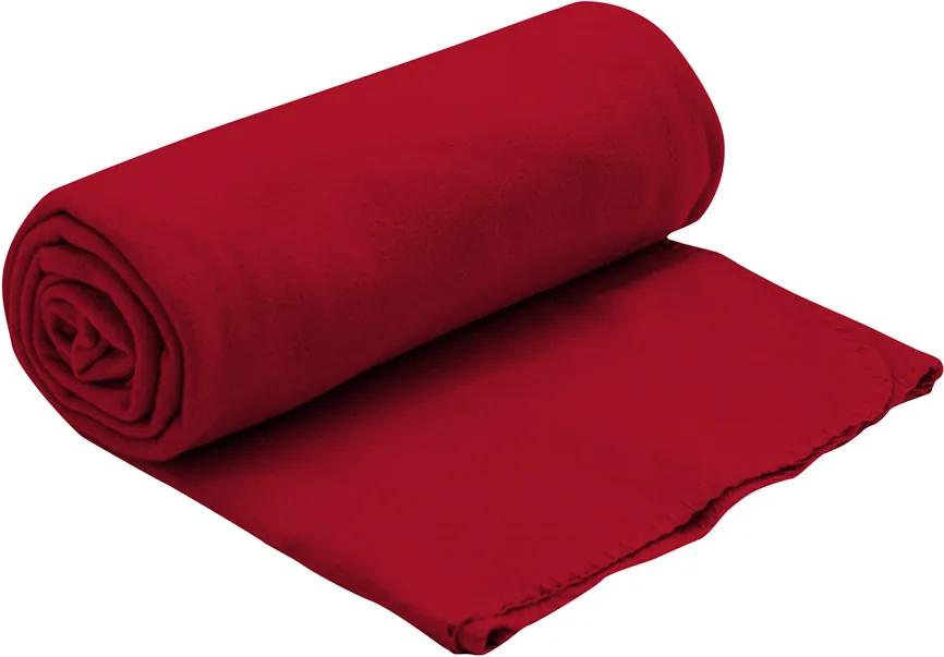 Fleecová deka červená Rozměr: 150 x 200 cm | BIANO