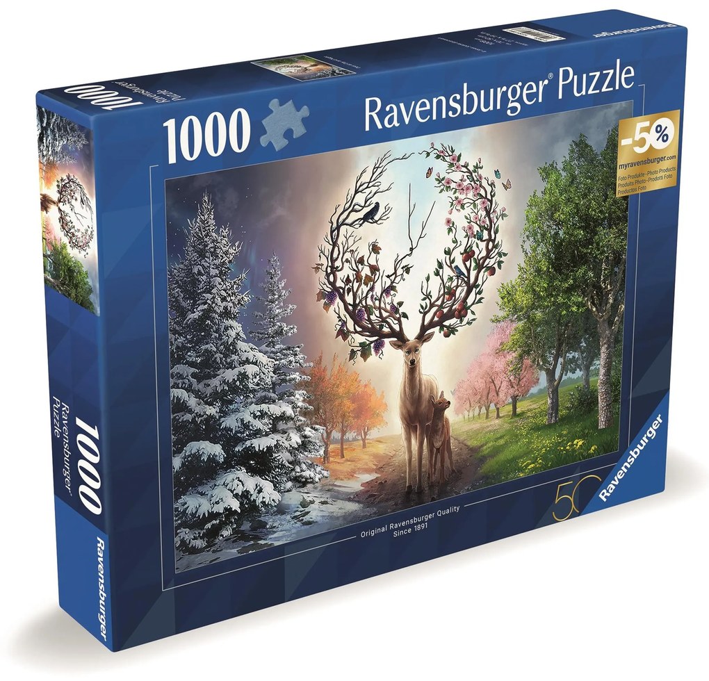 Ravensburger 120010883 velkolepý jelen a 4 roční období