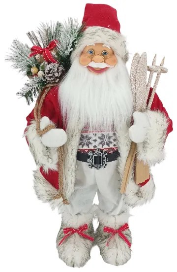 Dekorace Santa Claus Červeno-bílý 60cm