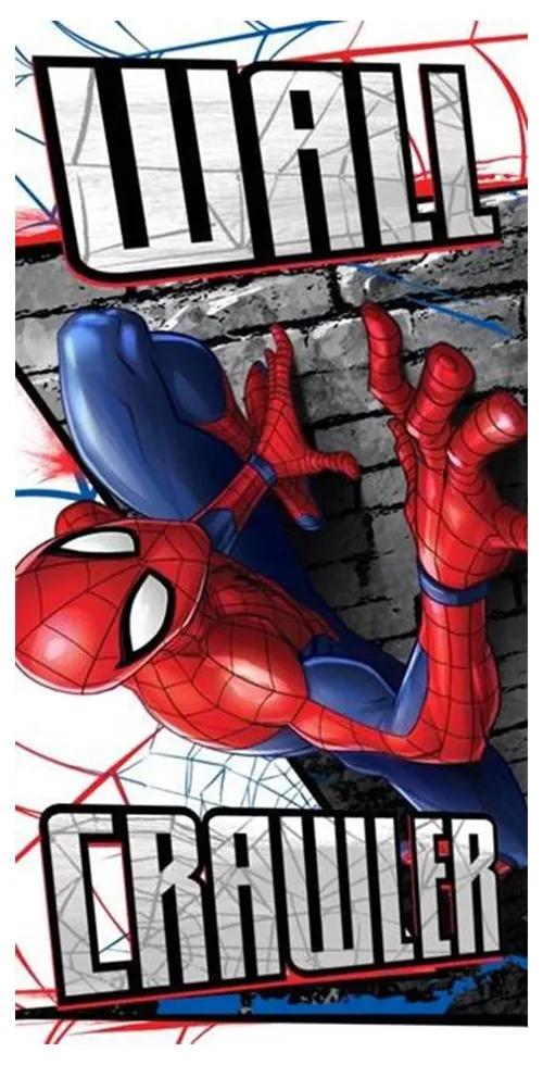 Dětská osuška Spider Man Wall Crawler barevna