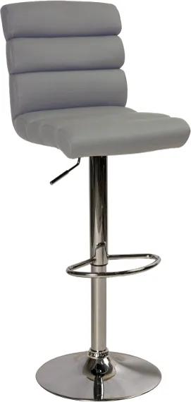 Barová židle C-617 šedý